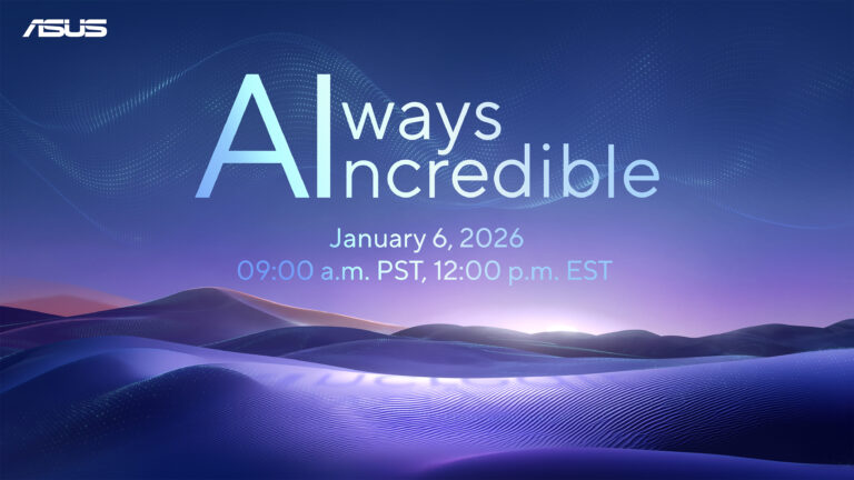 ASUS Announces Always Incredible Virtual Launch Event for CES 2026 ...