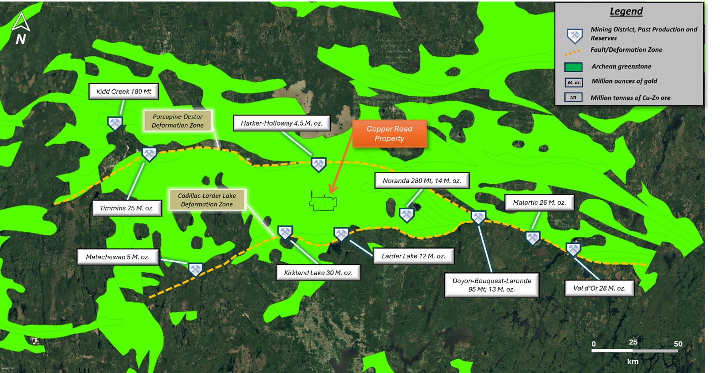 Copper Road signs Four Separate Option Agreements Consolidating the Ben ...