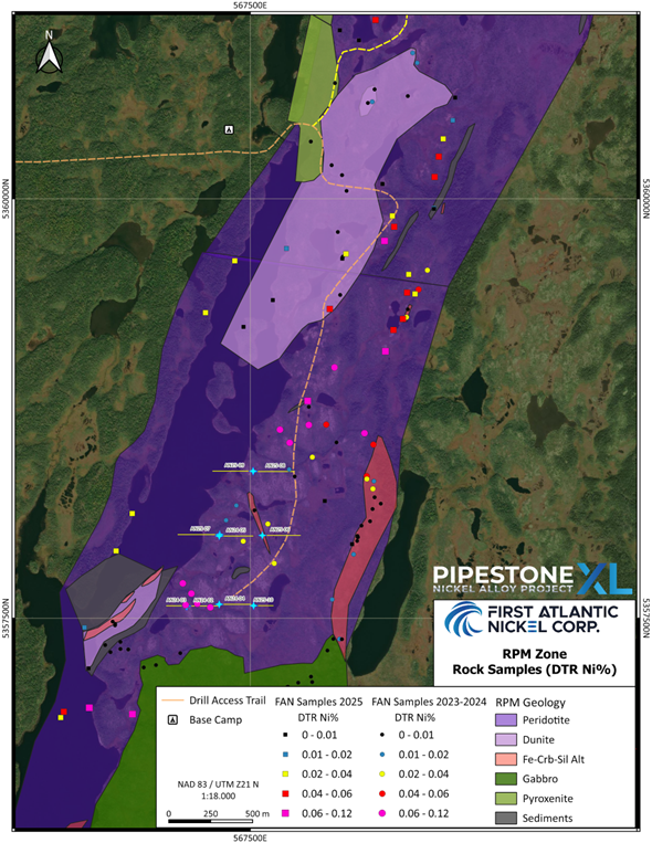First Atlantic Nickel Announces Expanded 4-Kilometer Strike Length at RPM Zone from DTR Surface ...