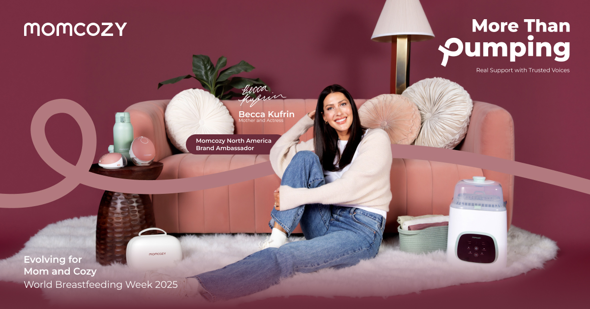 Momcozy Launches “More Than Pumping” Breastfeeding Awareness Month ...